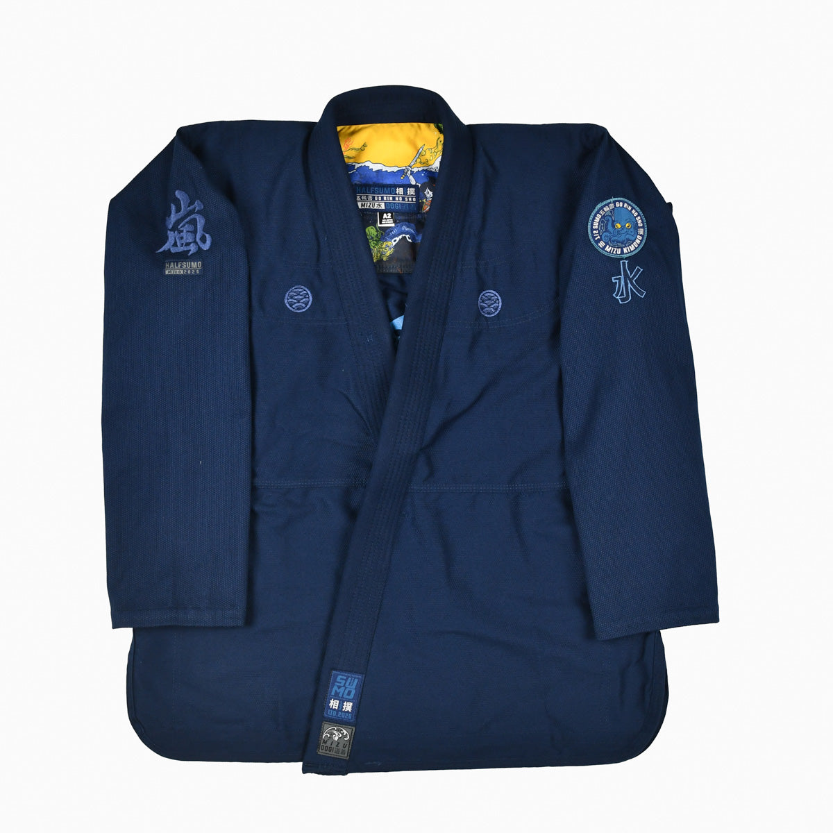 BJJ Gi Half Sumo Mizu "Storm" Bleu Marine - Combat Arena